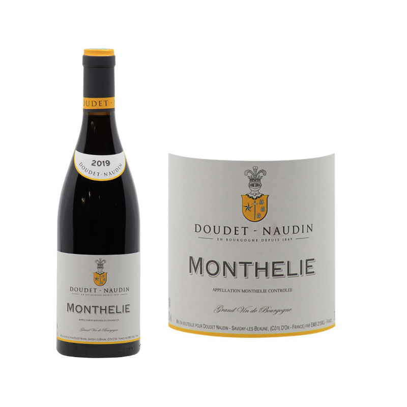 Monthélie 2019 - Doudet-Naudin - Côte de Beaune - Vin Rouge - Grands ...