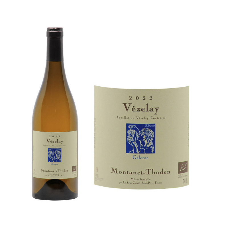 Vézelay "Cuvée Galerne" 2022 - La Soeur Cadette - Chablisien - Vin Blanc - Grands Bourgognes