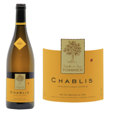 Chablis 2021 - Domaine Pommier - Chablisien - Vin Blanc - Grands Bourgognes