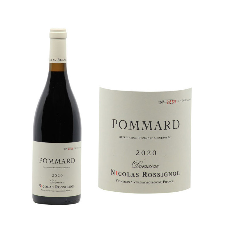 Pommard 2020 - Domaine Nicolas Rossignol - Côte de Beaune - Red Wine ...