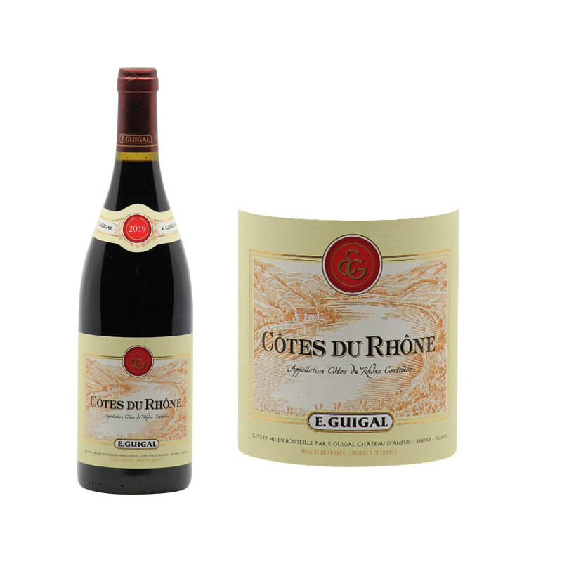 Côtes-du-Rhône 2019 - Etienne Guigal - Rhône - Vin Rouge - Grands ...