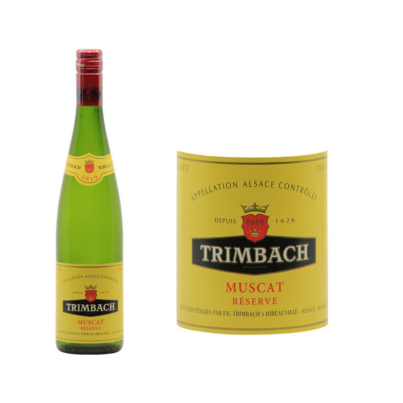 Alsace "Muscat d'Alsace" 2019 - Domaine Trimbach - Alsace - Vin Blanc ...