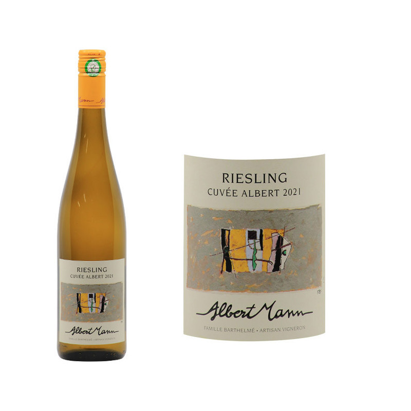 Riesling "Cuvée Albert" 2021 - Domaine Albert Mann - Alsace - Vin Blanc ...