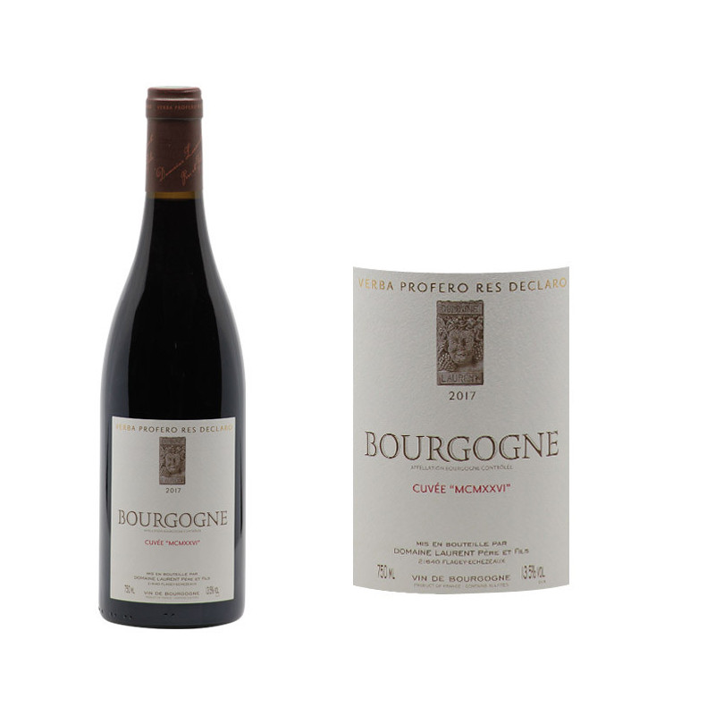Bourgogne Pinot Noir 2017 - Domaine Laurent Père et Fils - Bourgogne ...
