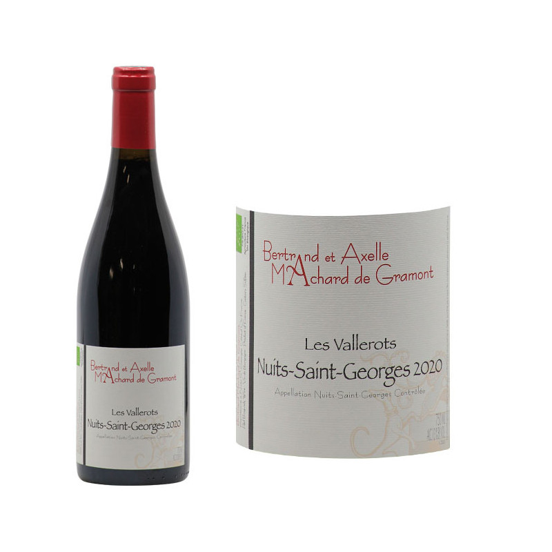 Nuits-Saint-Georges Les Vallerots 2020 - Bertrand et Axelle Machard de ...
