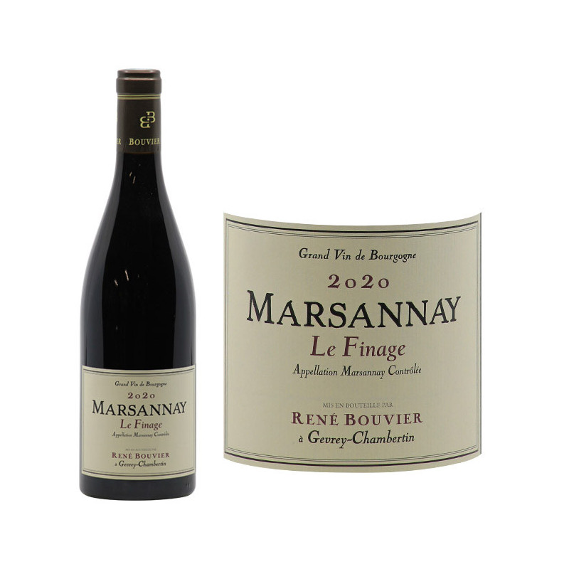 Marsannay "Le Finage" 2020 - Domaine René Bouvier - Côte de Nuits - Vin ...