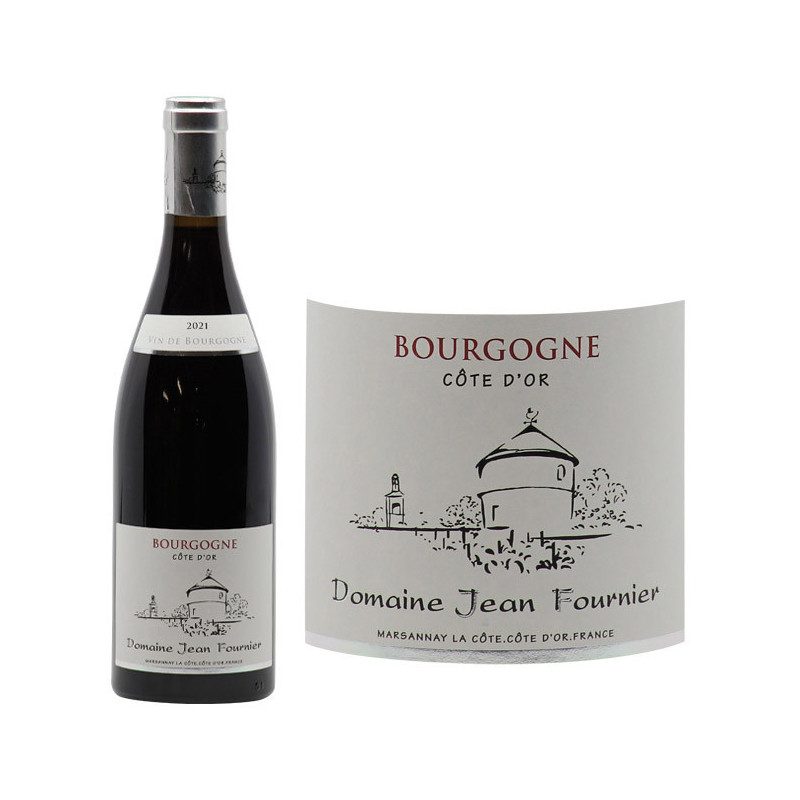 Bourgogne Côte d'Or Pinot Noir 2021 - Domaine Jean Fournier - Bourgogne ...