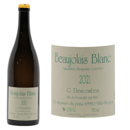 Beaujolais-Villages Blanc 2021 - Domaine Georges Descombes - Beaujolais - White Wine - Grands ...