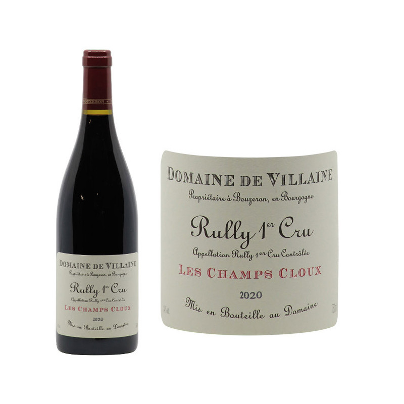 Rully 1er Cru Rouge Les Champs Cloux 2020 - Domaine de Villaine - Côte ...