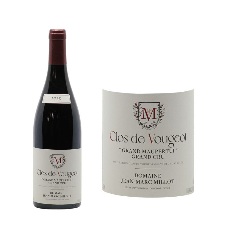 Clos de Vougeot 2020 - Jean-Marc Millot - Côte de Nuits - Red Wine ...