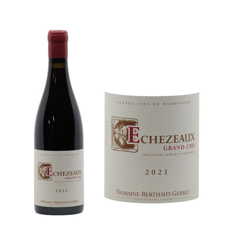 Echezeaux 2021 - Domaine Berthaut-Gerbet - Côte de Nuits - Vin Rouge ...