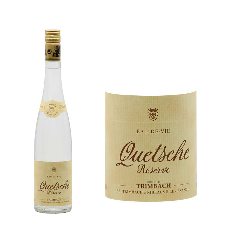 Eau de Vie de Quetsche 'Réserve' - Domaine Trimbach - Eaux de Vie - Vin ...