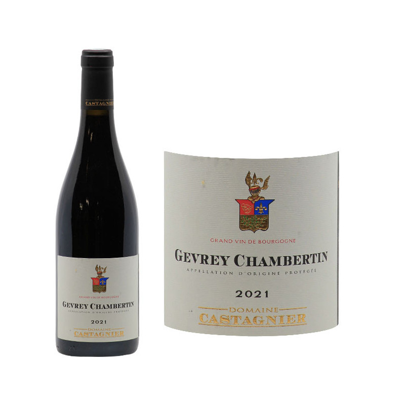Gevrey-Chambertin 2021 - Domaine Castagnier - Côte de Nuits - Vin Rouge ...