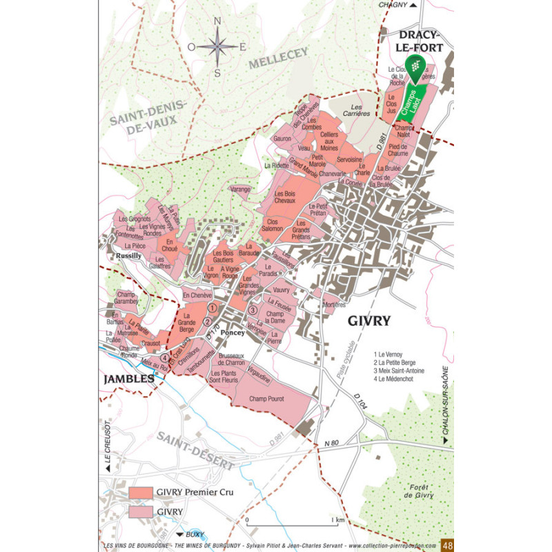 Givry 1er Cru Rouge Champ Lalot 2022 - Michel Sarrazin - Côte ...
