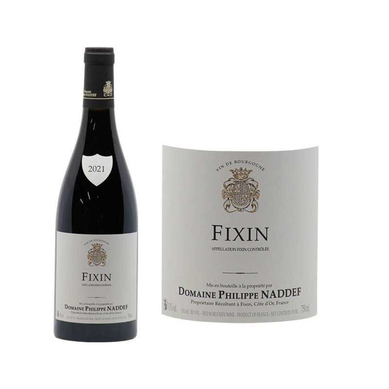 Fixin 2021 - Domaine Philippe Naddef - Côte de Nuits - Vin Rouge ...