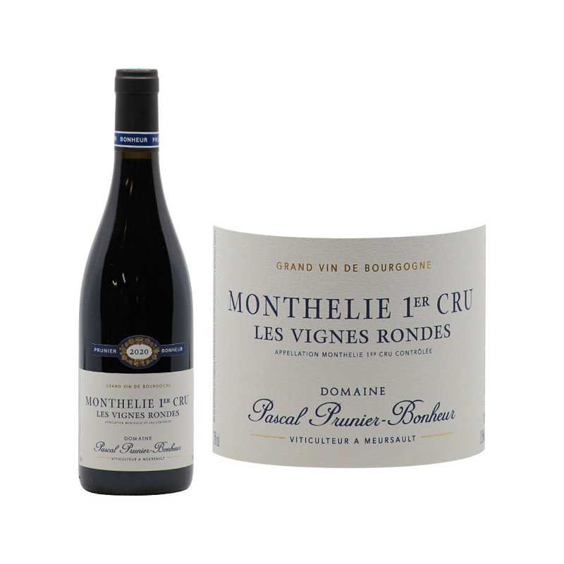 Monthélie 1er Cru Les Vignes Rondes 2020 - Pascal Prunier-Bonheur ...