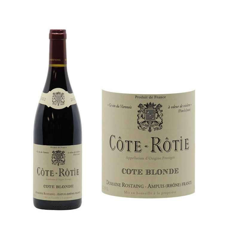 Côte Rôtie Côte Blonde 2021 - Domaine Rostaing - Rhône Septentrional ...