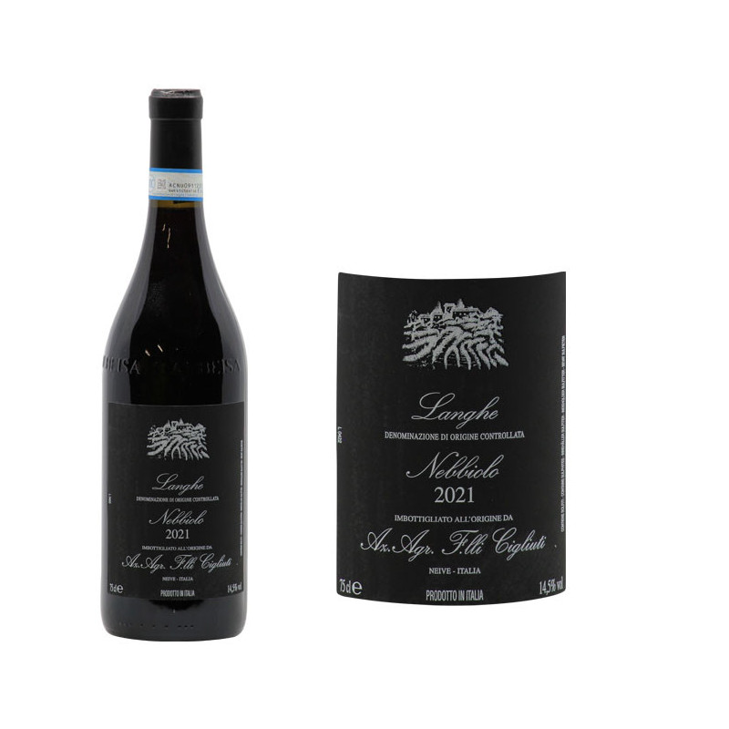 Langhe DOC Nébbiolo 2021 - Cigliutti - Piémont - Red Wine - Grands ...