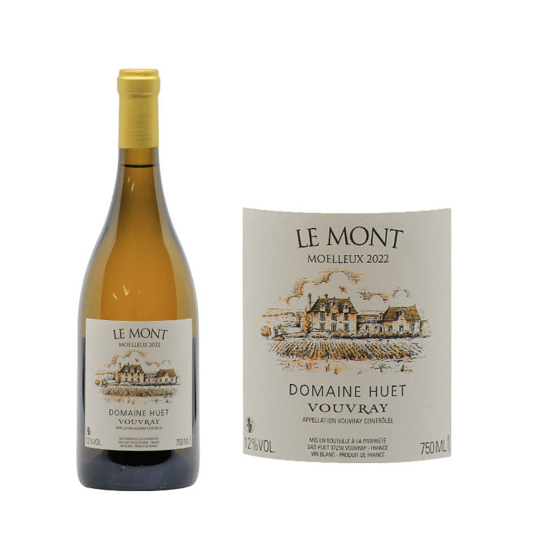 Vouvray Moelleux "Le Mont" 2022 - Domaine Huet - Touraine - Vin Blanc ...