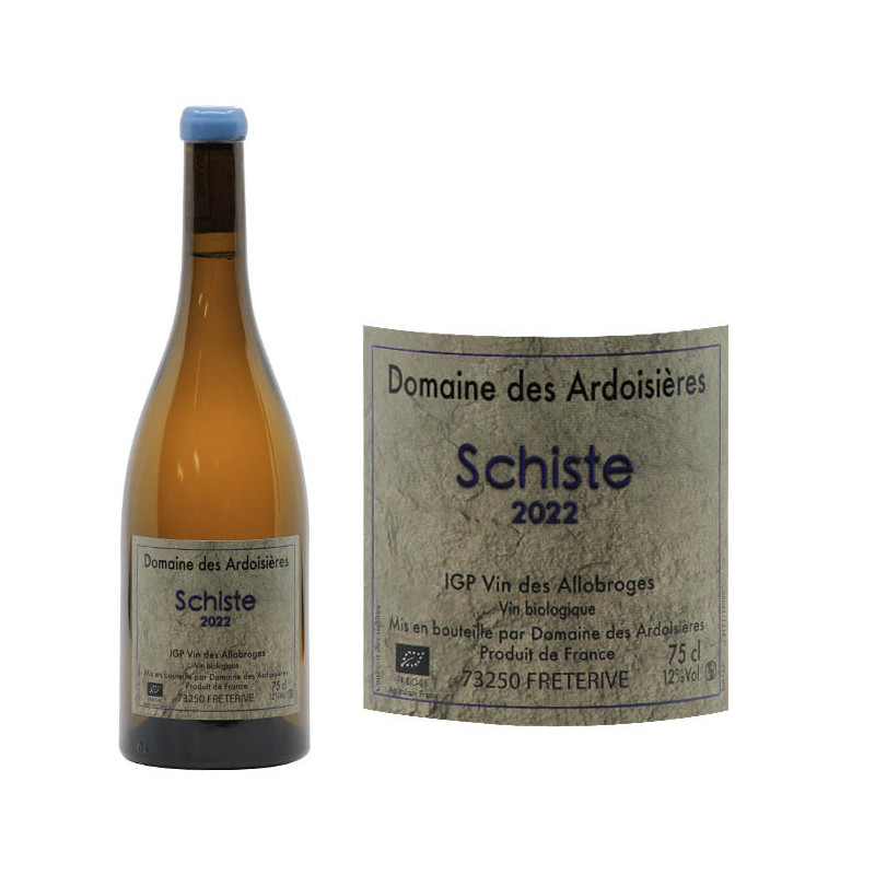IGP Vin des Allobroges Blanc "Schiste" 2022 - Domaine des Ardoisières ...
