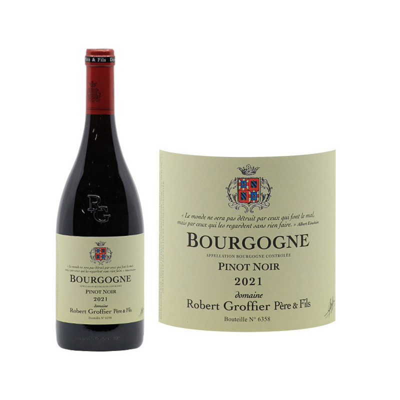 Bourgogne Pinot Noir 2021 - Domaine Robert Groffier Père & Fils ...