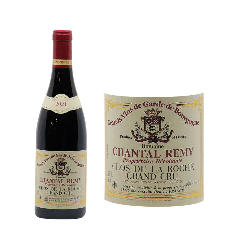 Clos de la Roche 2021 - Domaine Chantal Rémy - Côte de Nuits - Vin ...