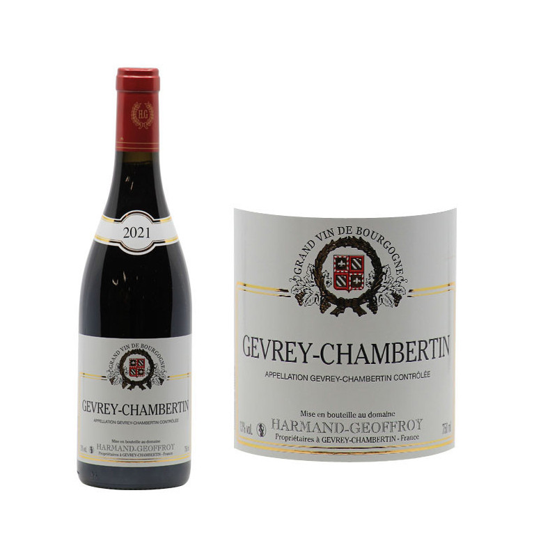 Gevrey-Chambertin 2021 - Domaine Harmand-Geoffroy - Côte de Nuits - Vin ...
