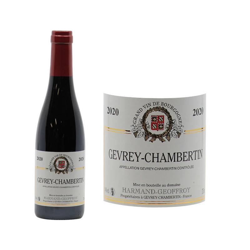 Gevrey-Chambertin 2020 - Domaine Harmand-Geoffroy - Côte de Nuits - Vin ...