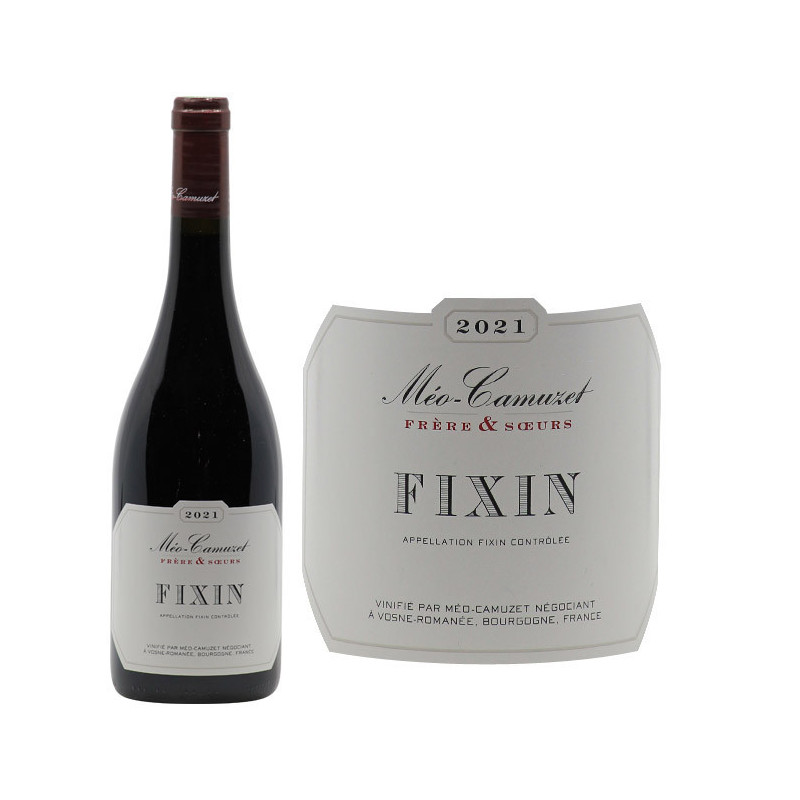Fixin 2021 - Méo-Camuzet Frère&Soeurs - Côte de Nuits - Vin Rouge ...