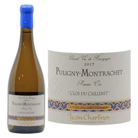 Puligny-Montrachet 1er Cru Clos du Cailleret 2017 - Domaine Jean Chartron - Côte de Beaune - Vin ...