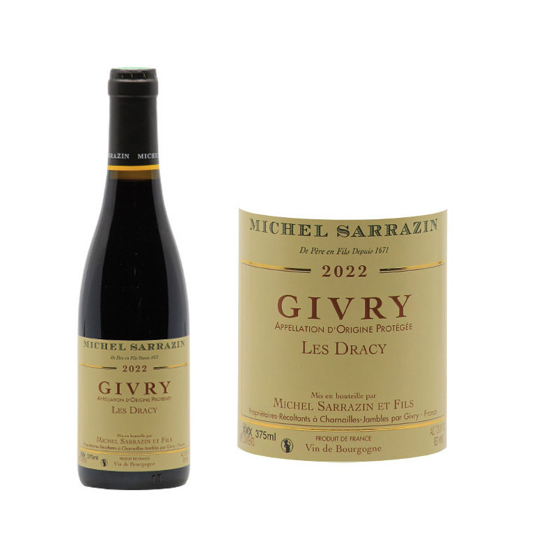 Givry Rouge Les Dracy 2022 - Michel Sarrazin - Côte Chalonnaise - Vin ...