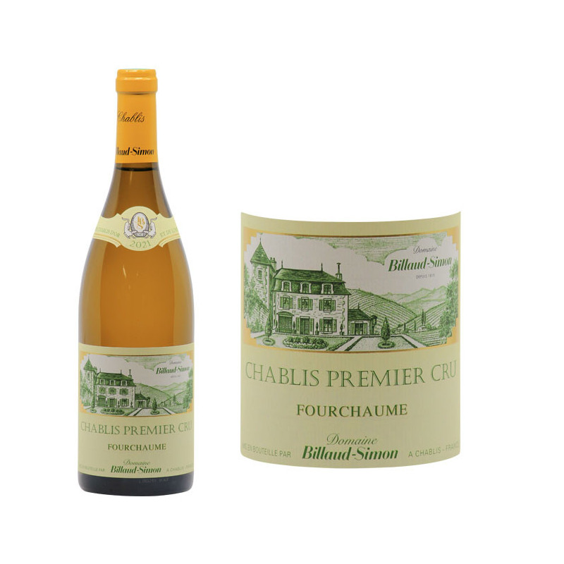 Chablis 1er Cru Fourchaume 2021 - Domaine Billaud-Simon - Chablisien ...