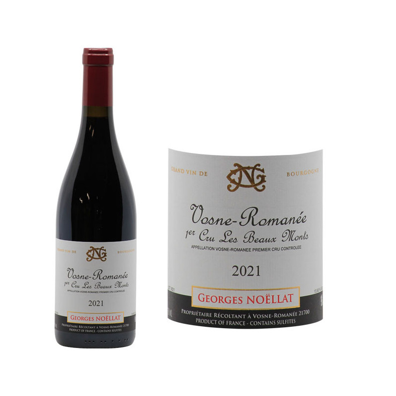 Vosne-Romanée 1er Cru Les Beaux Monts 2021 - Georges Noëllat - Côte de ...
