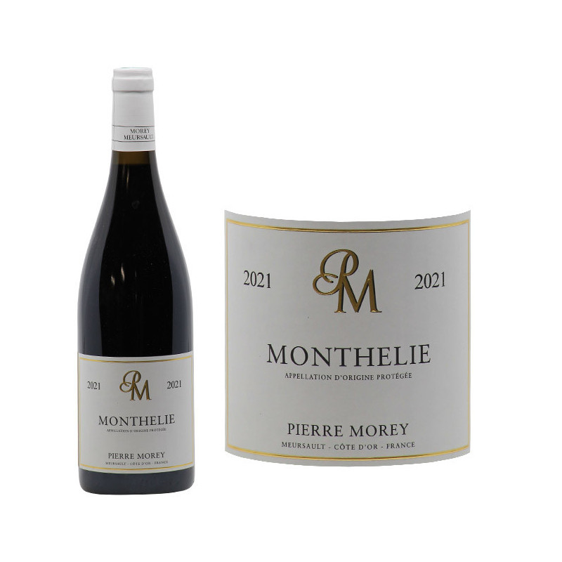 Monthélie 2021 - Domaine Pierre Morey - Côte de Beaune - Vin Rouge ...