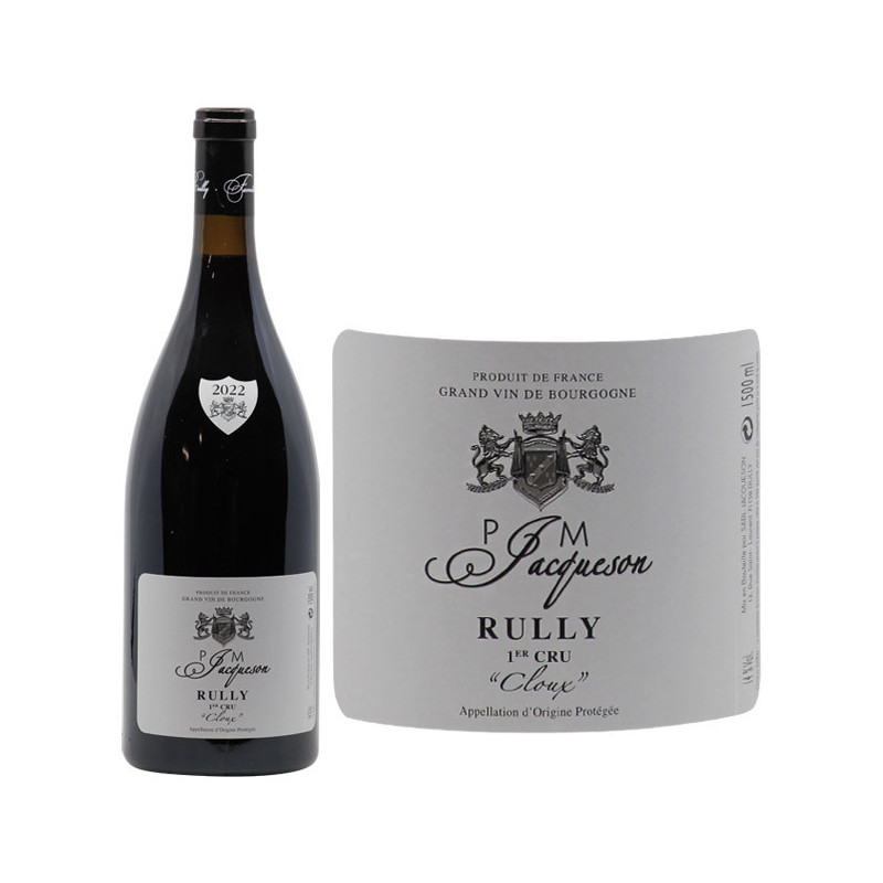 Rully 1er Cru Rouge Les Cloux 2022 - Paul Jacqueson - Côte Chalonnaise ...