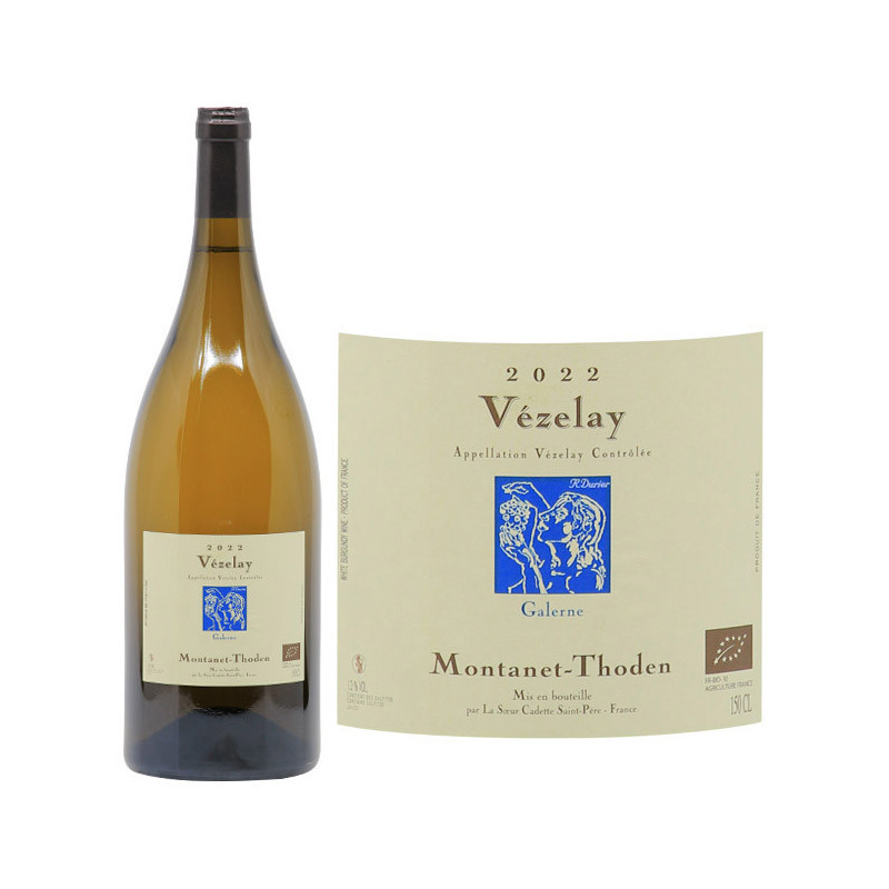 Vï¿½zelay "Cuvï¿½e Galerne" 2022 - La Soeur Cadette - Chablisien - White Wine - Grands Bourgognes
