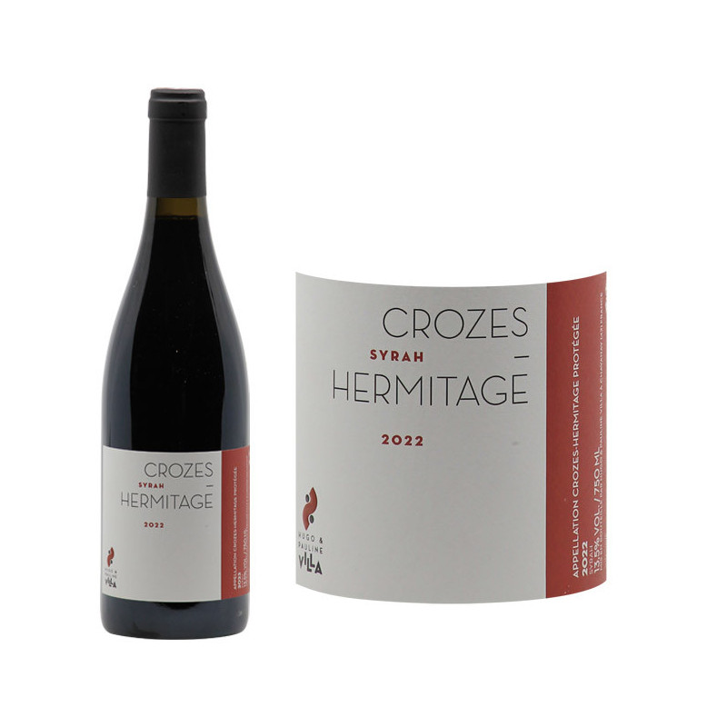 Crozes-Hermitage 2022 - Hugo & Pauline Villa - Rhône Septentrional ...
