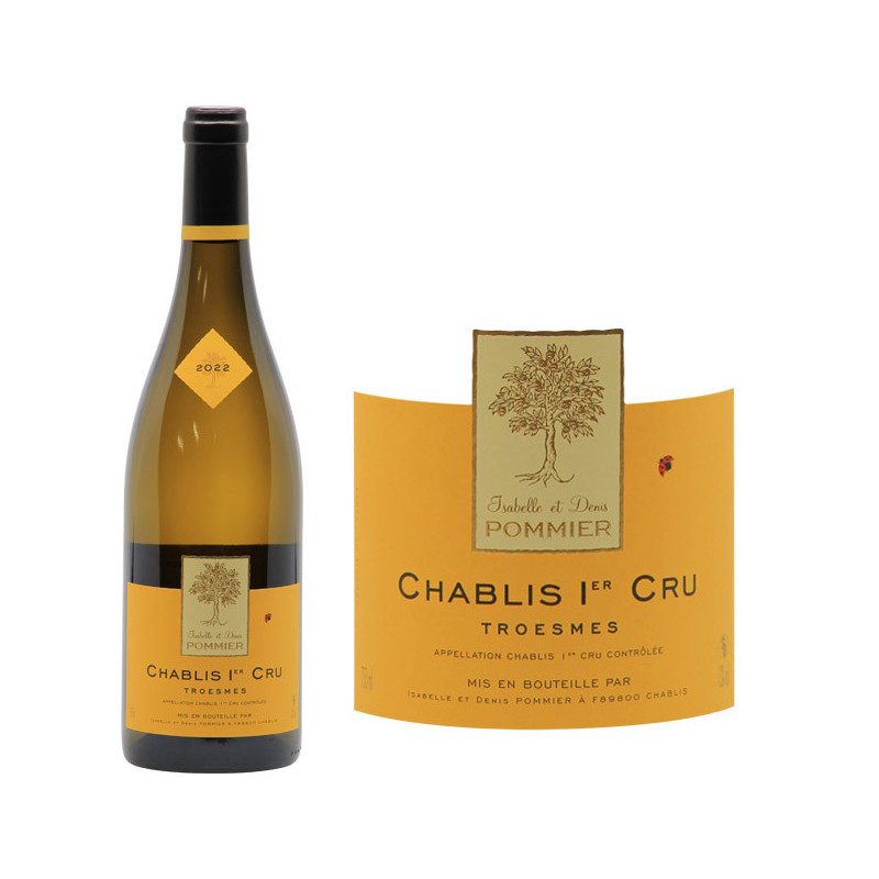 Chablis 1er Cru Troesmes 2021 - Domaine Pommier - Chablisien - Vin ...