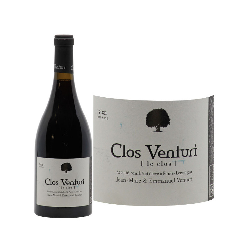 Vin de Corse Rouge "Le Clos" 2021 - Clos Venturi - Corse - Vin Rouge ...