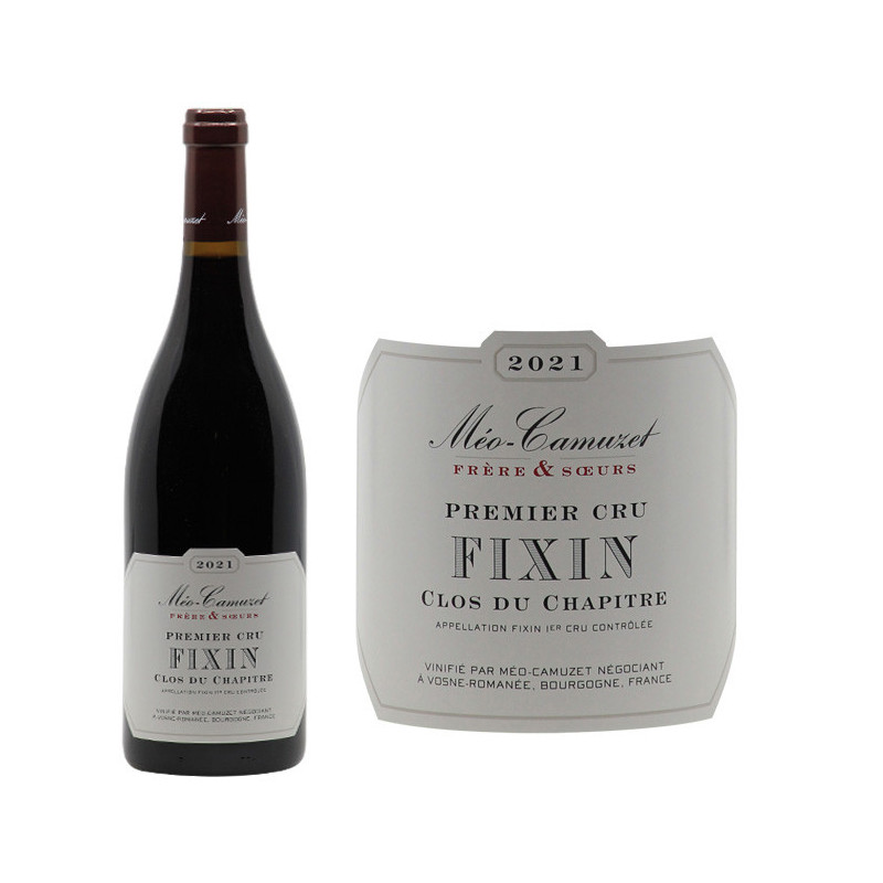 Fixin 1er Cru Clos du Chapitre 2021 - Méo-Camuzet Frère&Soeurs - Côte ...