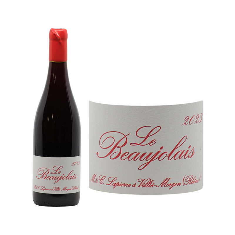 Beaujolais-Villages 2023 - Domaine Marcel Lapierre - Beaujolais - Red ...